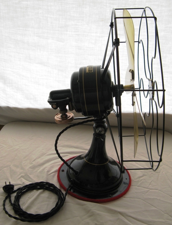 1923 Antique Western Electric 7854 Brass Electric Fan