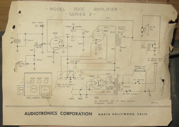 1960 Audiotronics Record Player